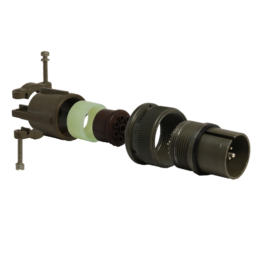 Straight Plug w/ 8 Pin Male Insert | Ko-Hen Electronics Supply Ltd.