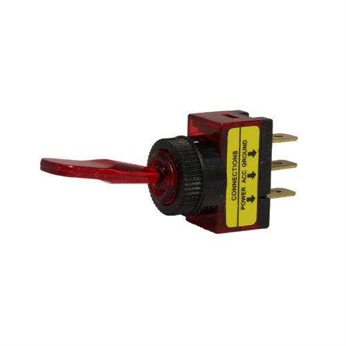 Toggle Switch - Red LED - 20A - 12-14VDC - On-Off | Ko-Hen Electronics ...