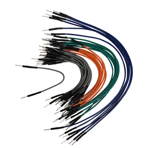 Flexible Jumper Wires - M-M, 40 Pcs | Ko-Hen Electronics Supply Ltd.
